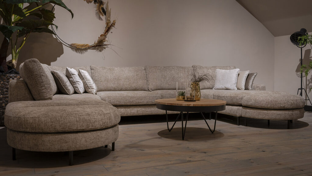 Lausanne - Loungebank rond - UrbanSofa